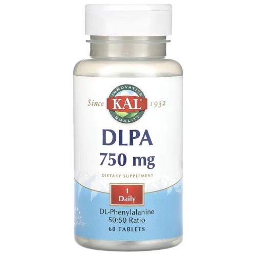 KAL, DLPA (DL-фенилаланин), 750 мг, 60 таблеток купить в интернет ...